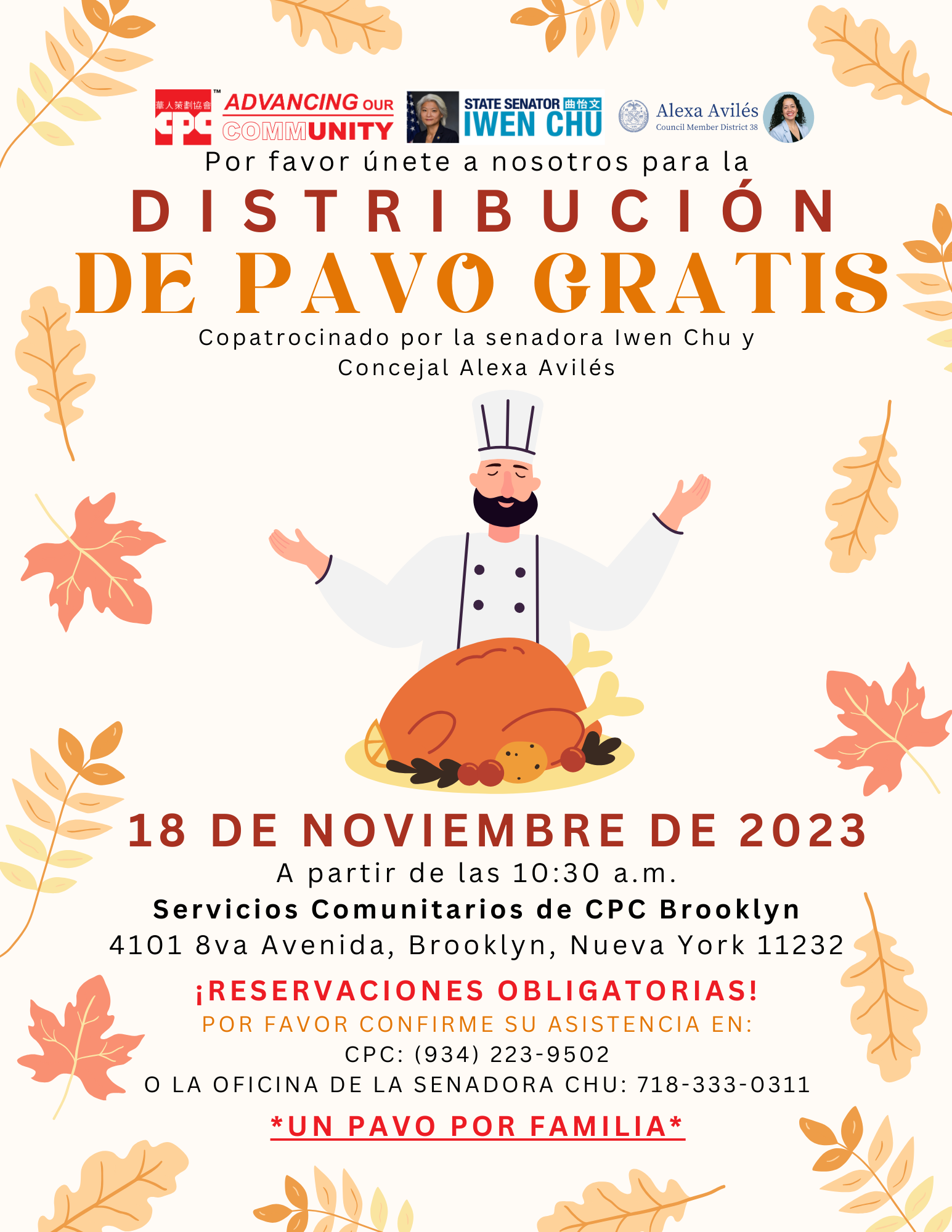 Free Turkey Distribution Event 2023-11-18 15:30:00