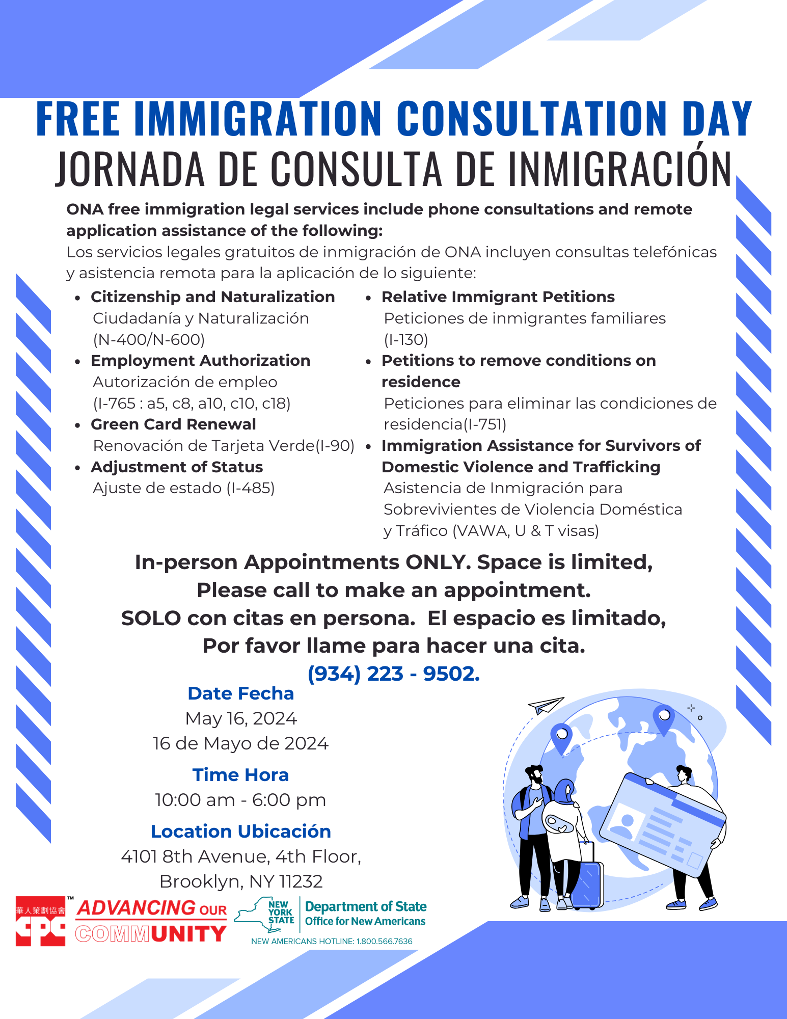 ONA Immigration Consultation Day: In-Person (May 16, 2024) 2024-05-16 ...